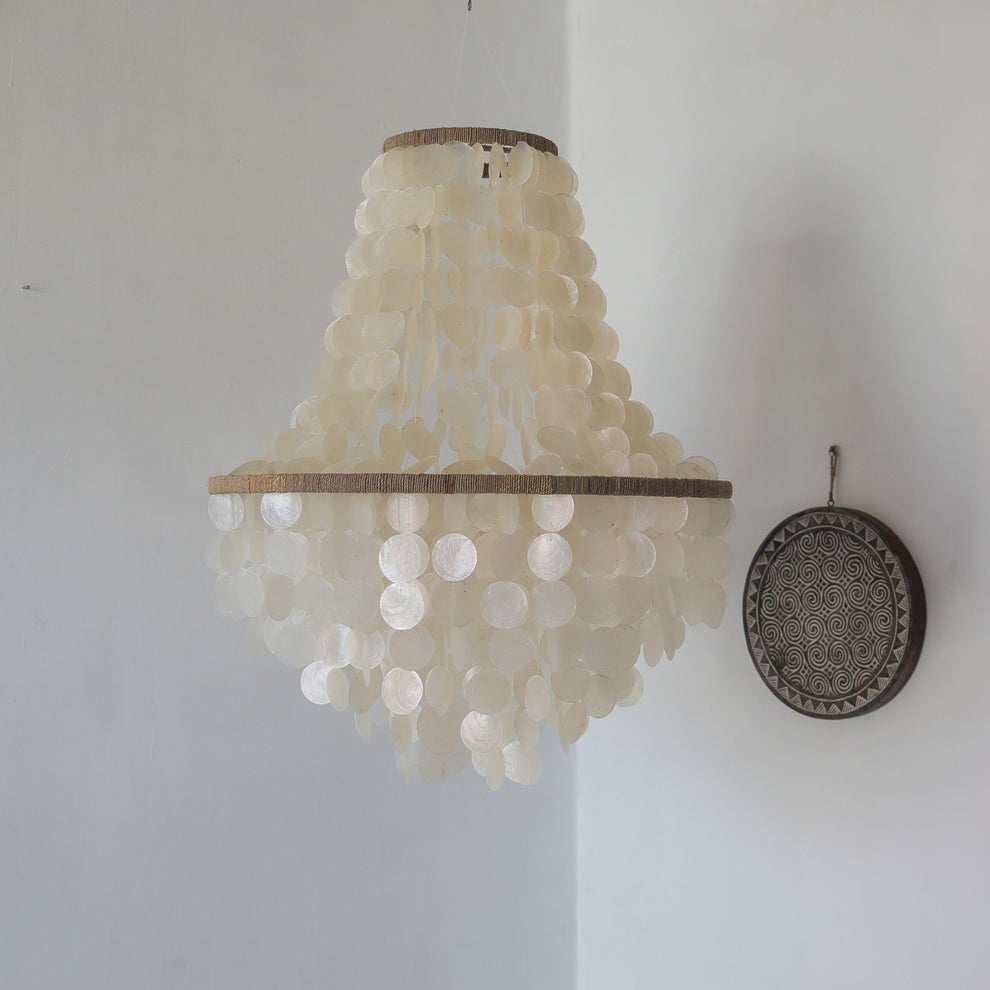 Capiz Shell Pendant Lamp Roomi Design – roomidecor