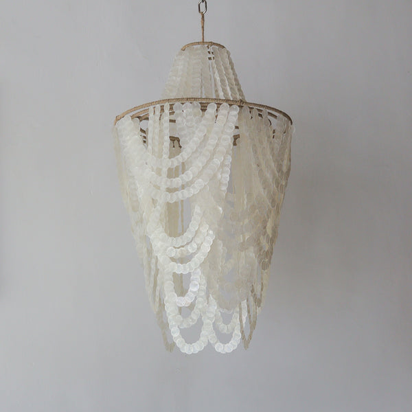 Handmade Capiz Shell Ceiling Light - Modern Chandelier – roomidecor