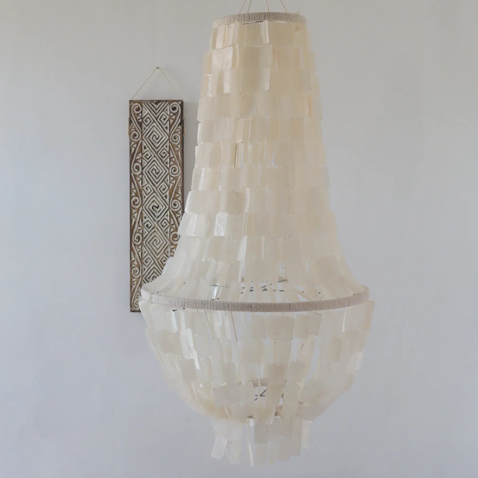 Capiz Shell Pendant Light Roomi Design – roomidecoration