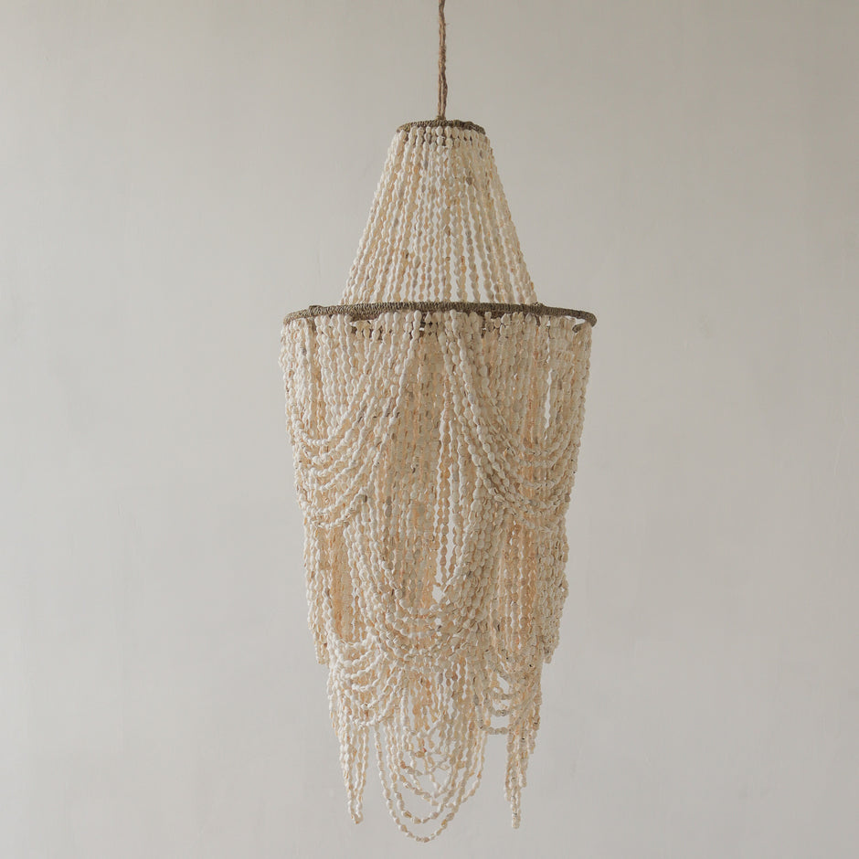 Seashell Chandelier Light Fixture Bali – roomidecor