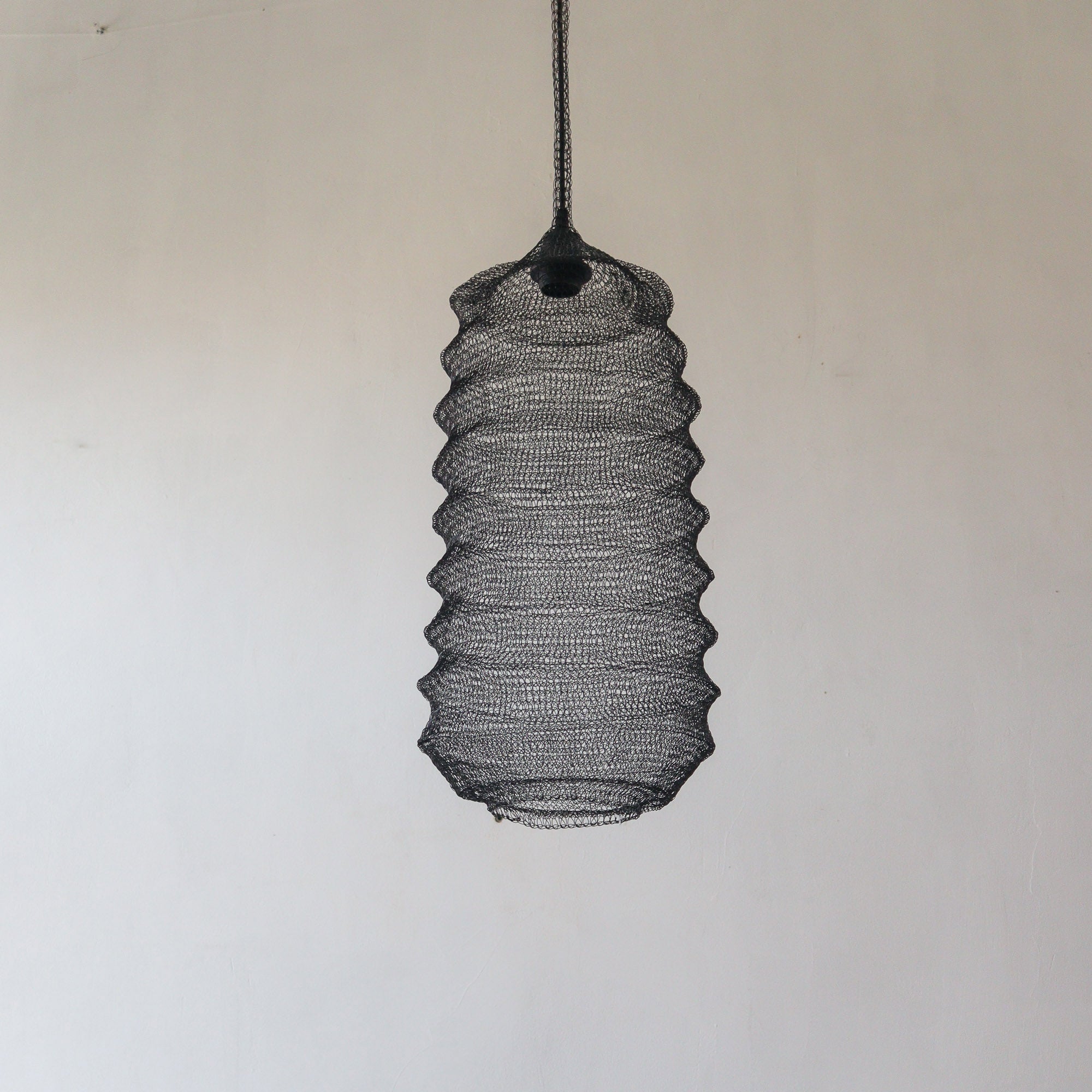 Black Metal Mesh Pendant Light Lantern | Free Shipping – roomidecor