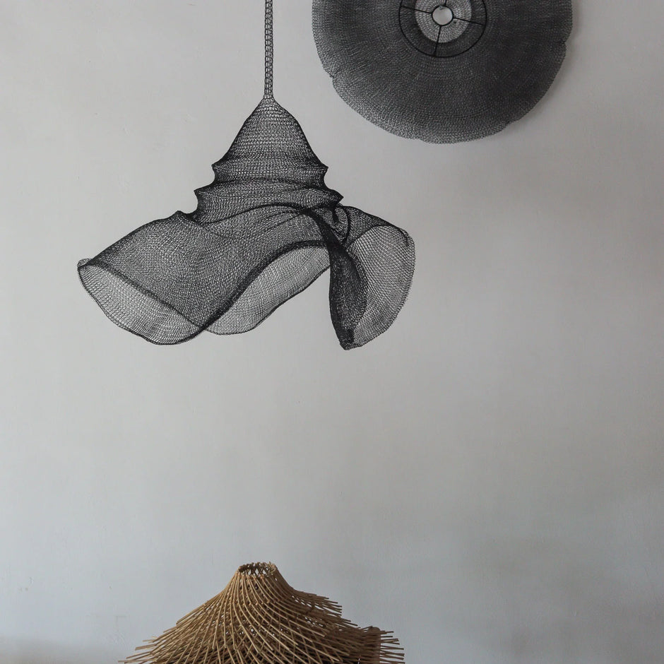 Wire Mesh Chandelier Light Fixtures Bali – roomidecor