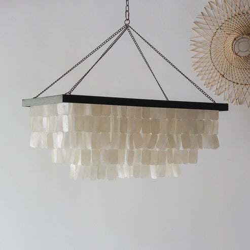 Handmade Capiz Shell Ceiling Light - Modern Chandelier – roomidecoration