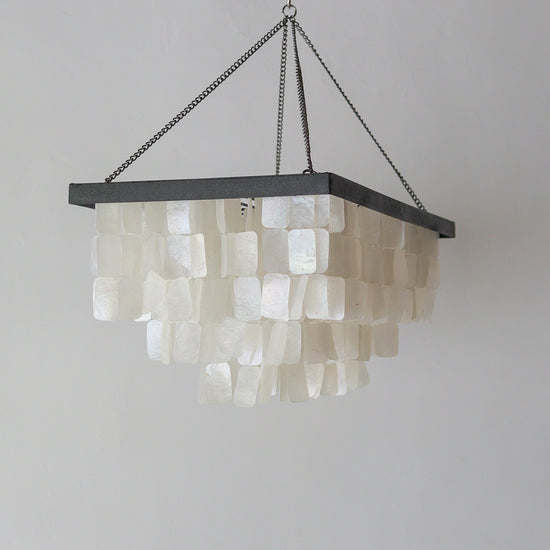 Handmade Capiz Shell Ceiling Light - Modern Chandelier – roomidecor