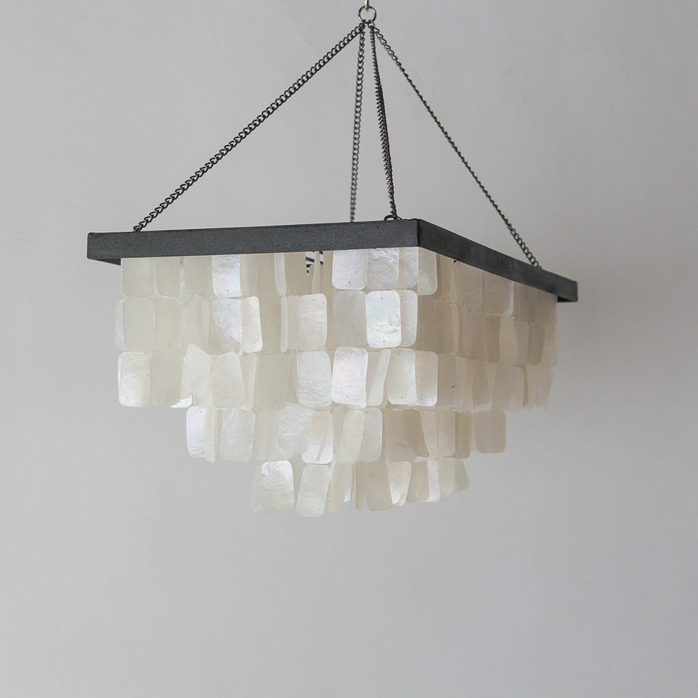 Handmade Capiz Shell Ceiling Light - Modern Chandelier – roomidecoration