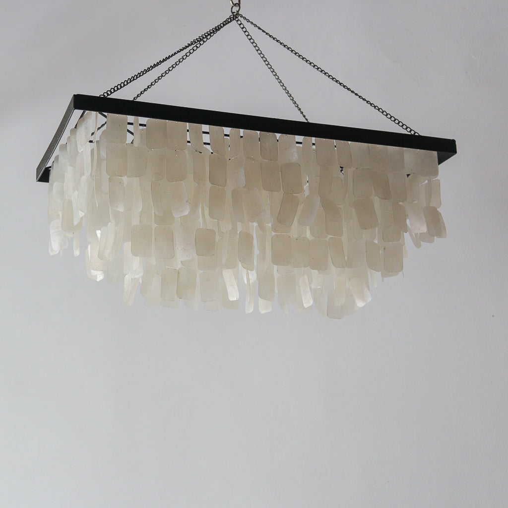 Handmade Capiz Shell Ceiling Light - Modern Chandelier – roomidecor