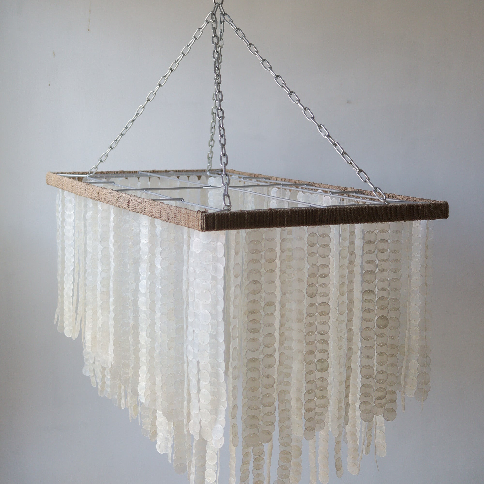 Handmade Capiz Shell Ceiling Light - Modern Chandelier – roomidecoration