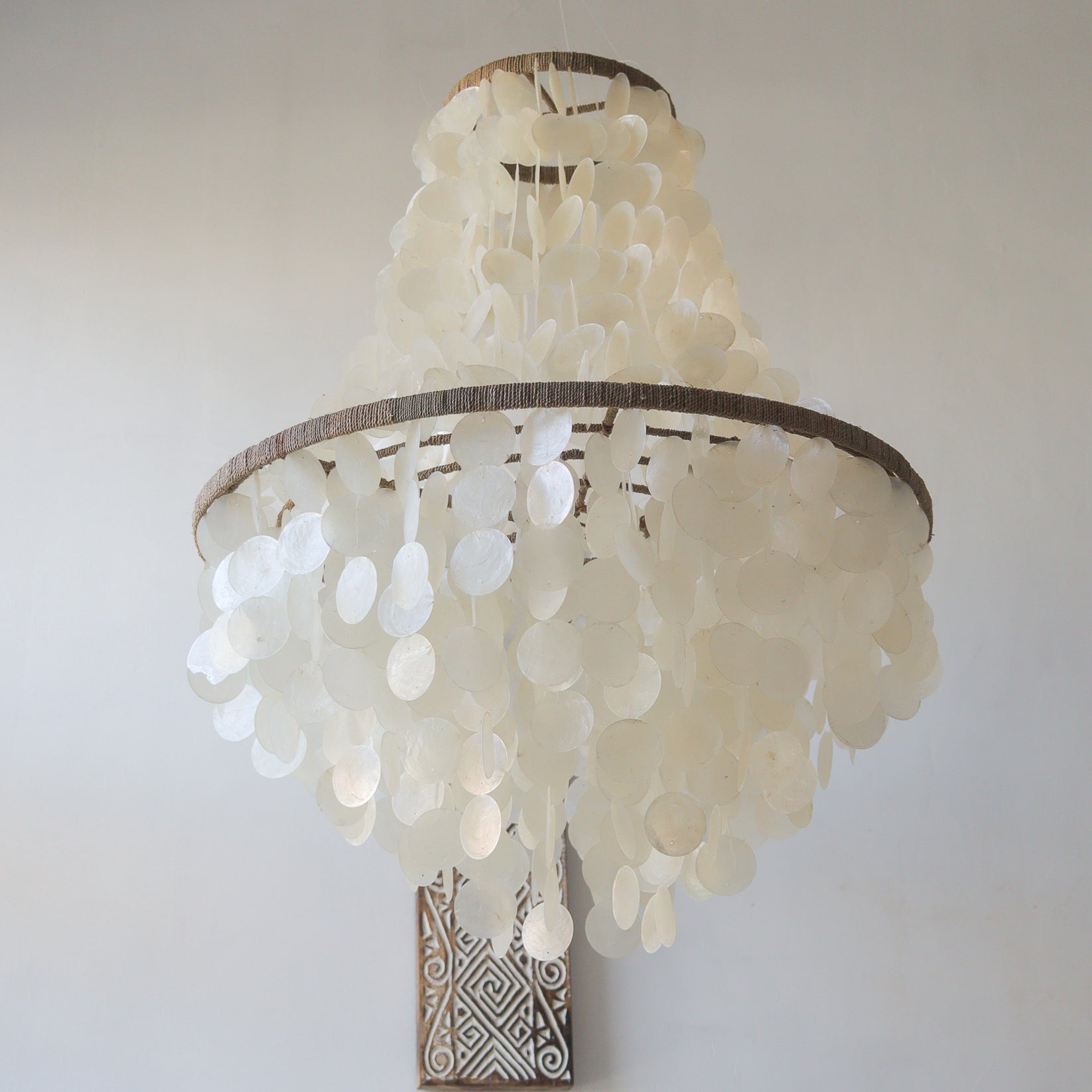 Capiz Shell Pendant Lamp Roomi Design – roomidecor
