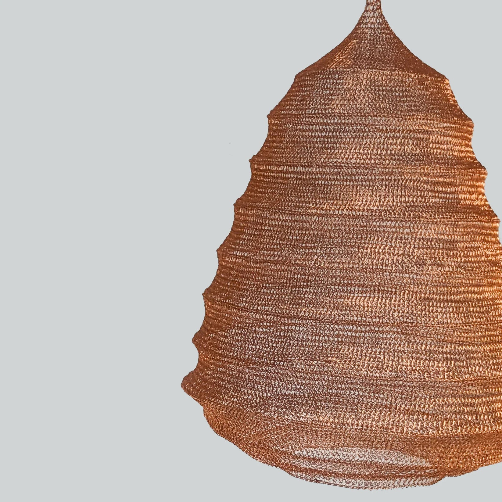 Copper Beehive Wire Mesh Chandelier - Free Shipping – roomidecor