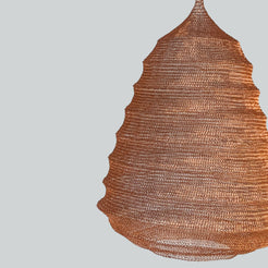 Copper Beehive Wire Mesh Chandelier - Free Shipping – roomidecor