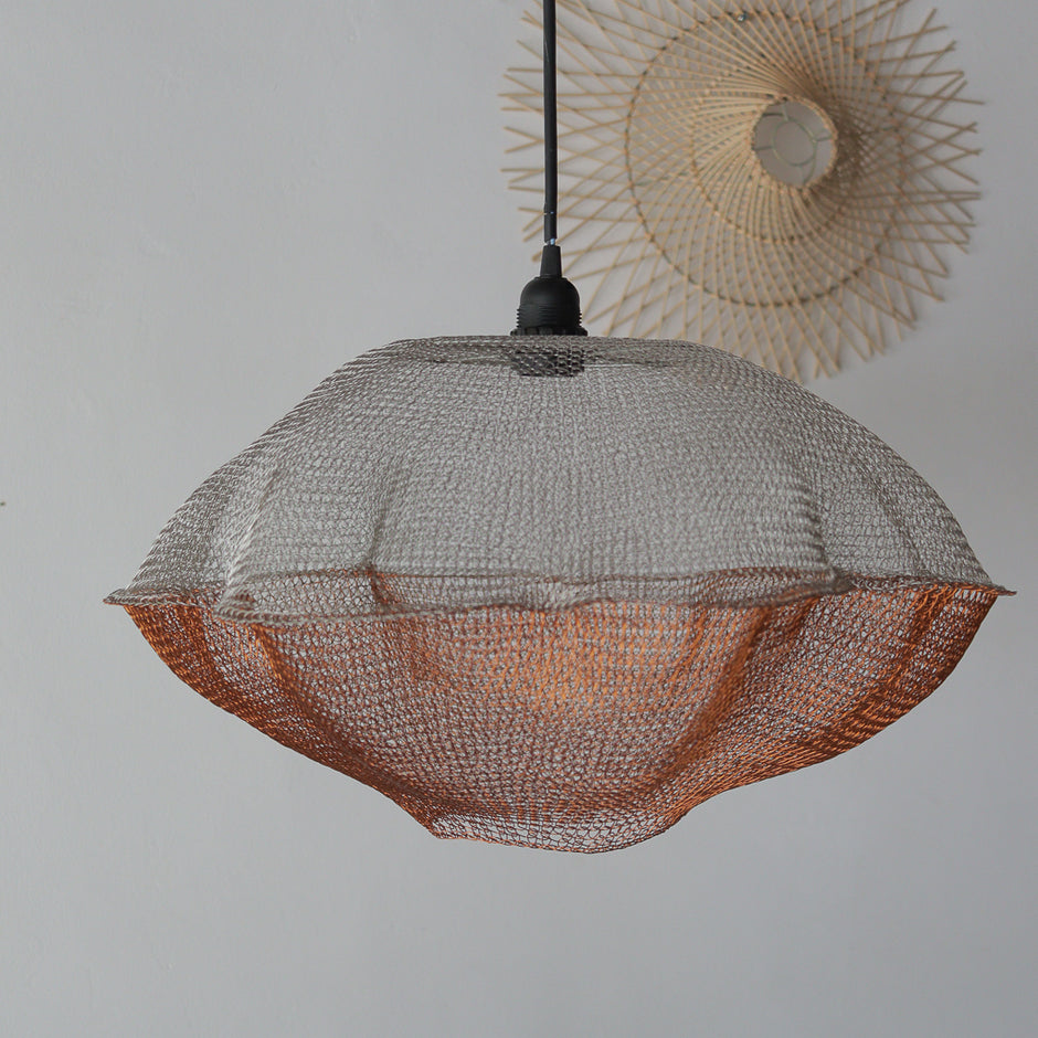 Wire Mesh Chandelier Light Fixtures Bali – roomidecor