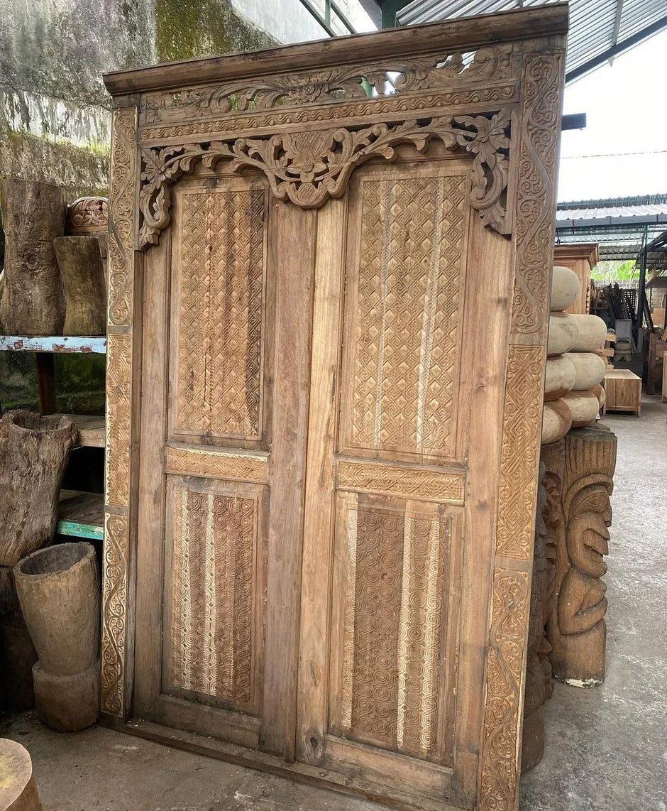 Hand Carved Bali Doors - Free Shipping – roomidecoration